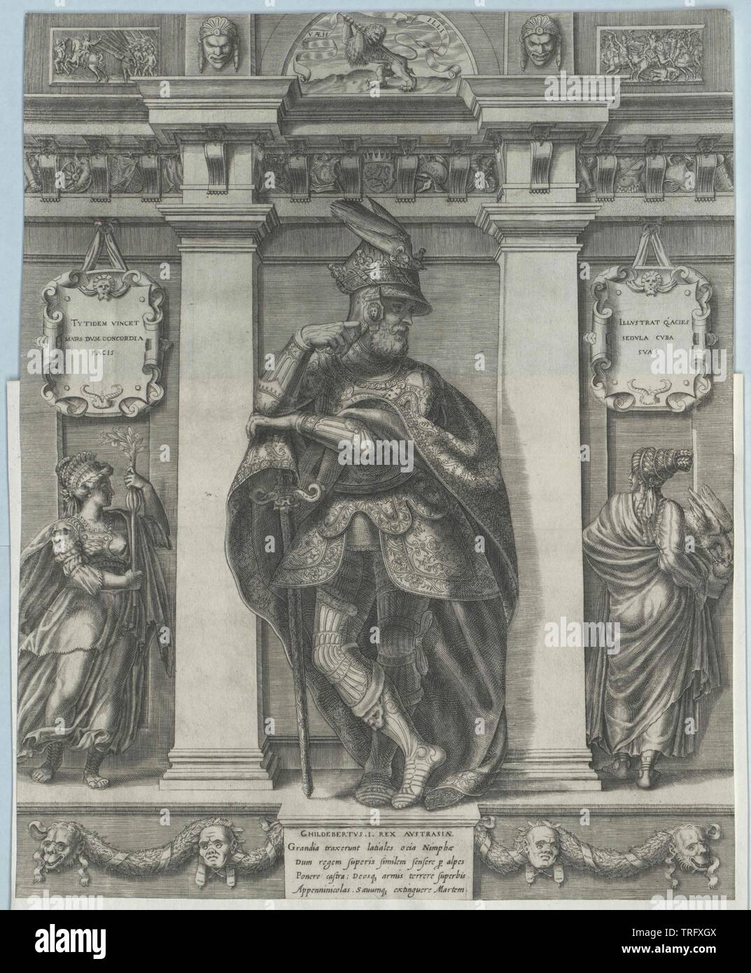 Childebert I, King of the Franks, Additional-Rights-Clearance-Info-Not ...