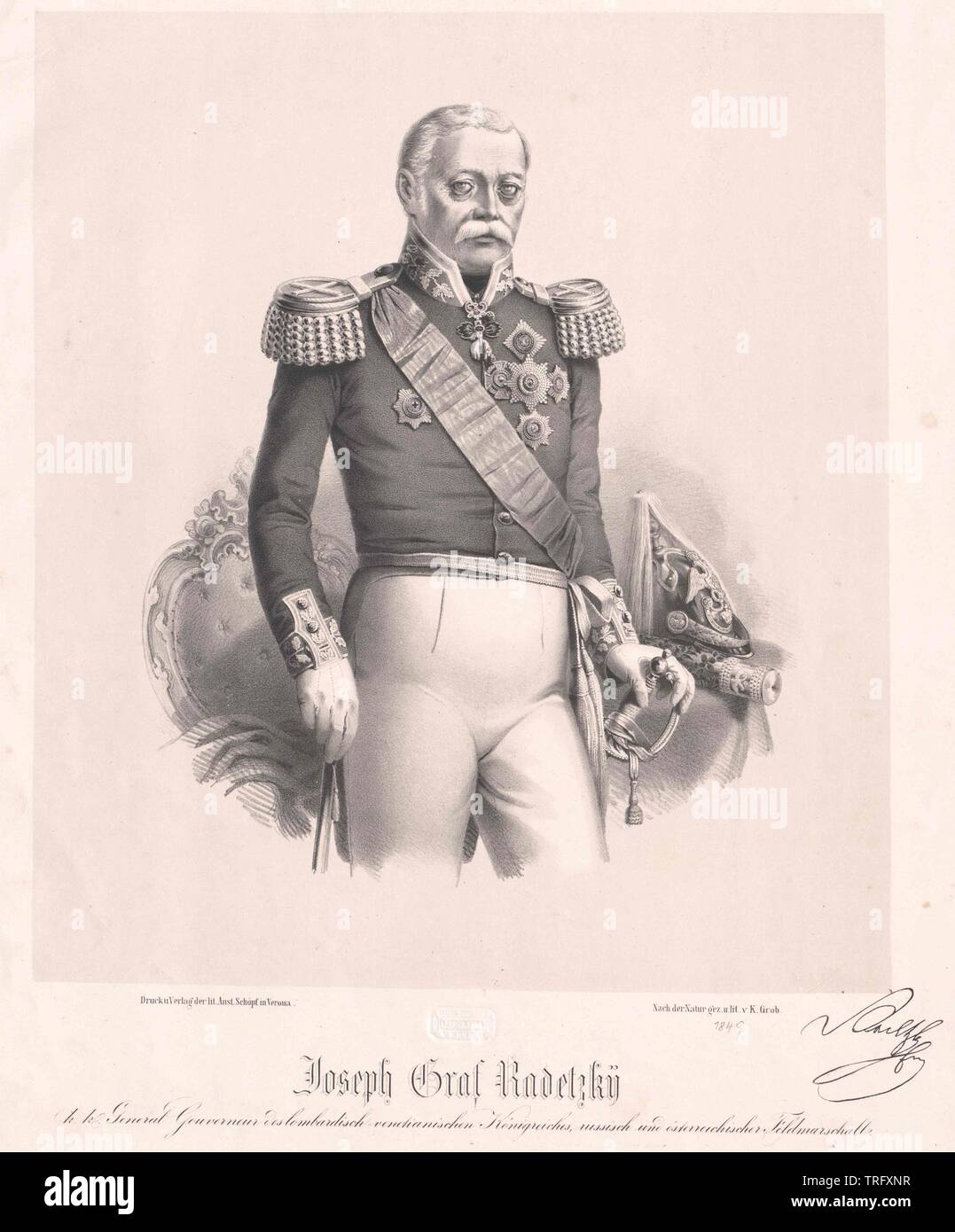 Radetzky of Radetz, Joseph count, Additional-Rights-Clearance-Info-Not ...