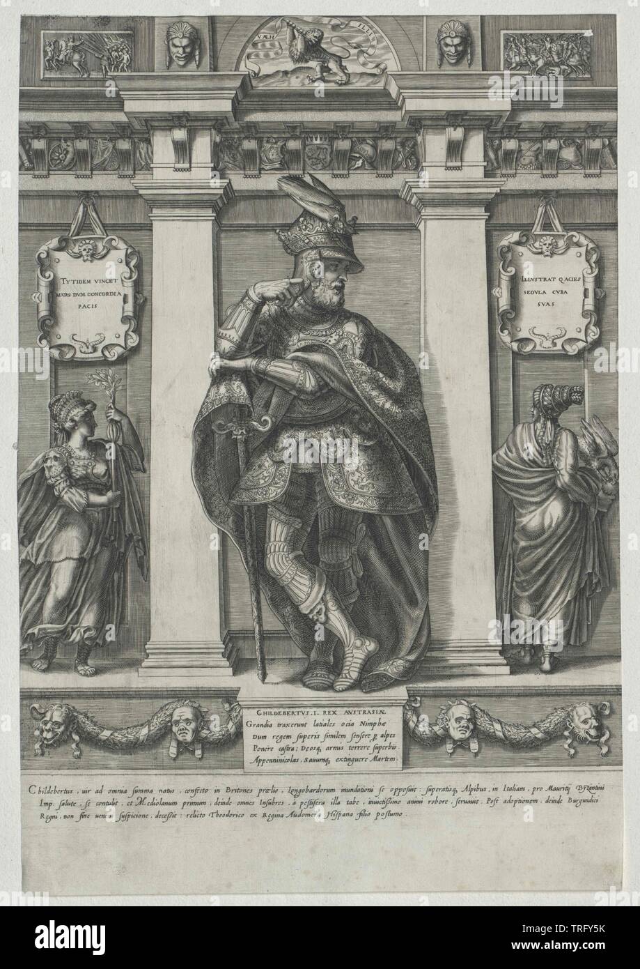 Childebert I, King of the Franks, Additional-Rights-Clearance-Info-Not ...