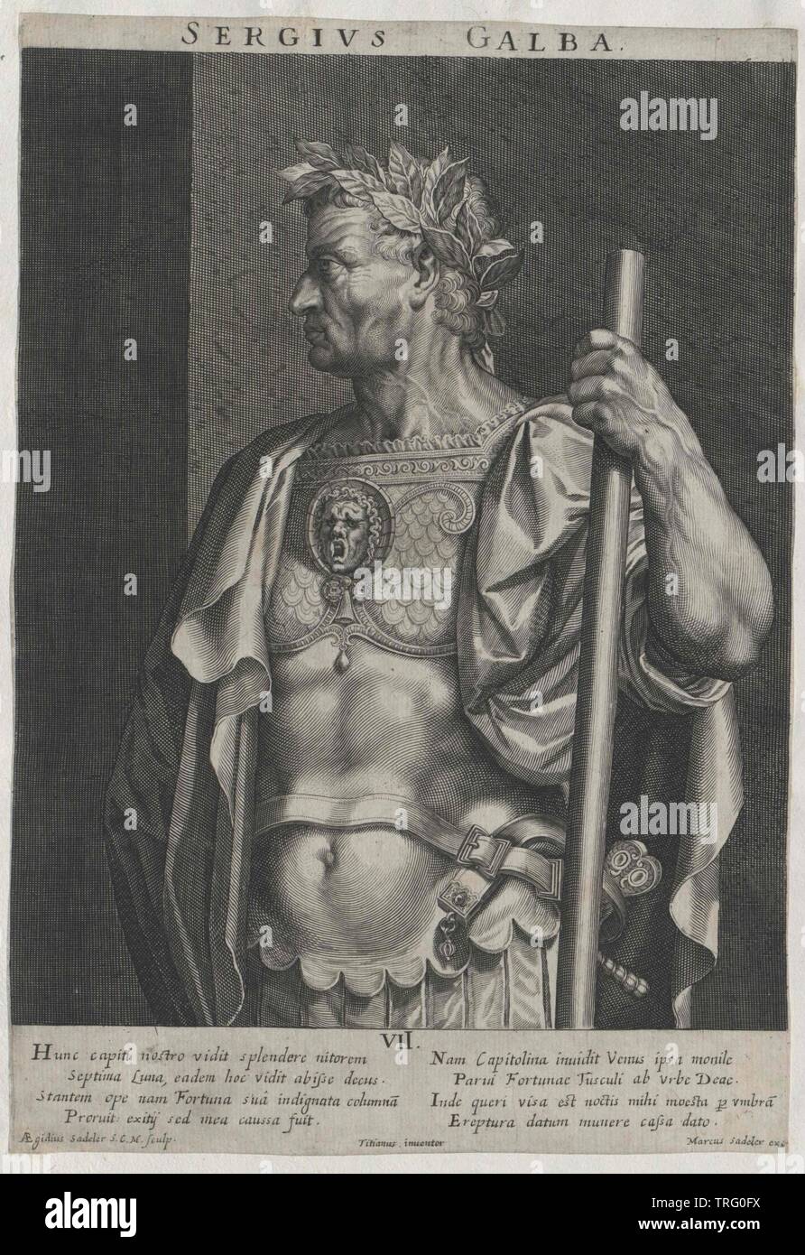 Galba, Roman emperor, Additional-Rights-Clearance-Info-Not-Available ...