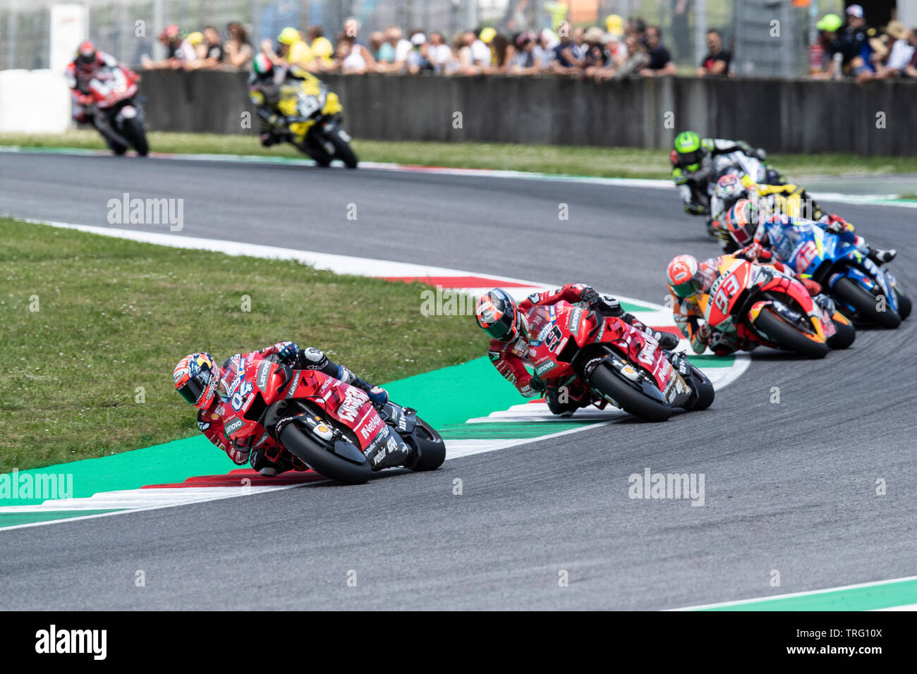 Italian MotoGP 2019 at Mugello Circuit Scarperia Italy 02/06/2019 Stock ...