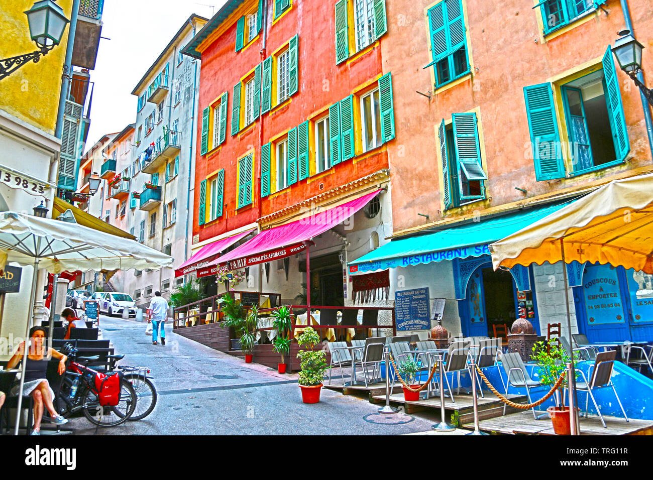 Cafes in nice hi-res stock photography and images - Alamy