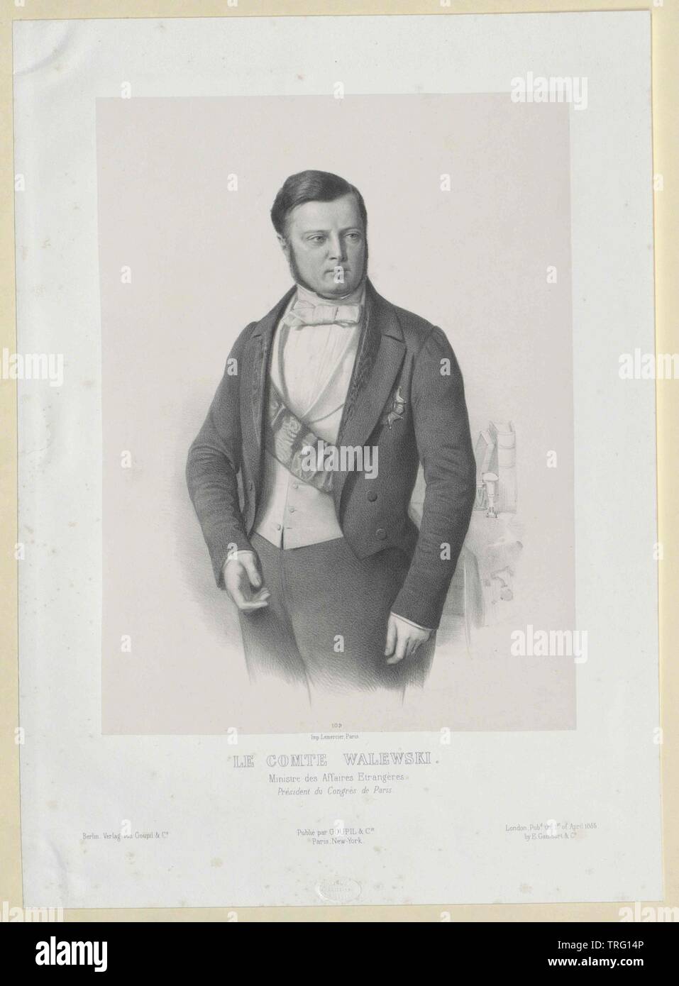 Walewski, Alexandre Comte, Additional-Rights-Clearance-Info-Not ...