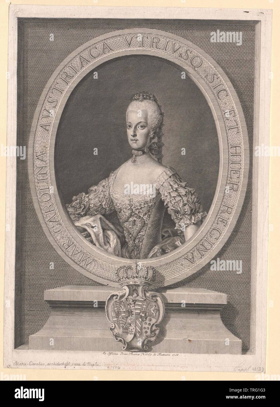 Caroline, archduchess of Austria, Additional-Rights-Clearance-Info-Not ...