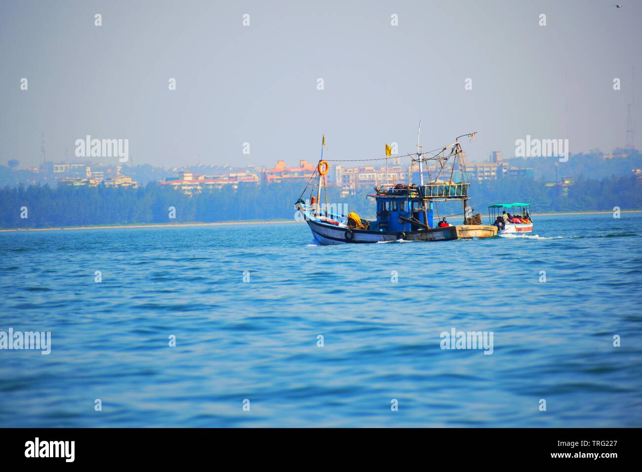 Ships using for fishing in Goa Stock Photo - Alamy