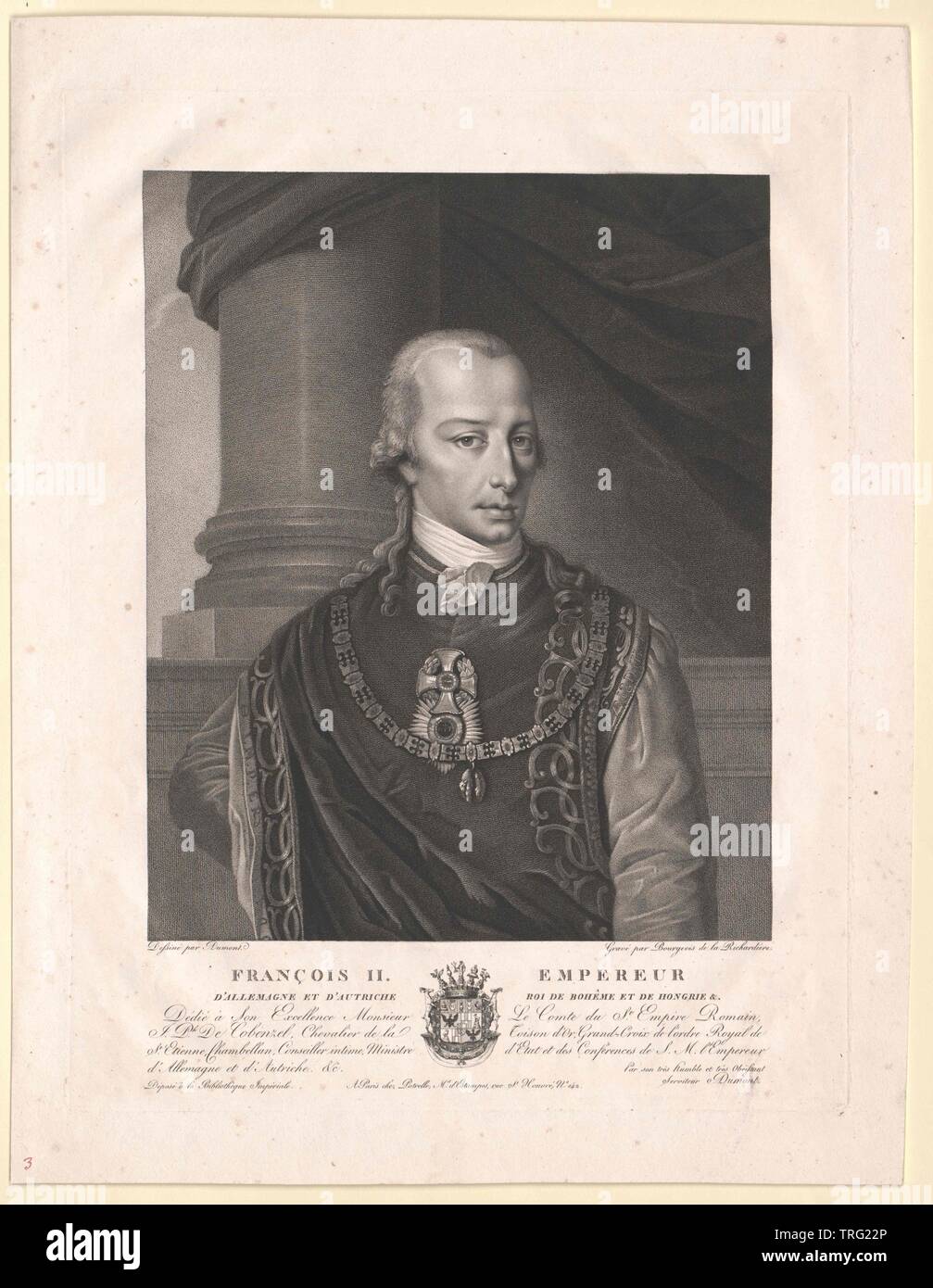 Francis II, Holy Roman Emperor, Additional-Rights-Clearance-Info-Not-Available Stock Photo - Alamy