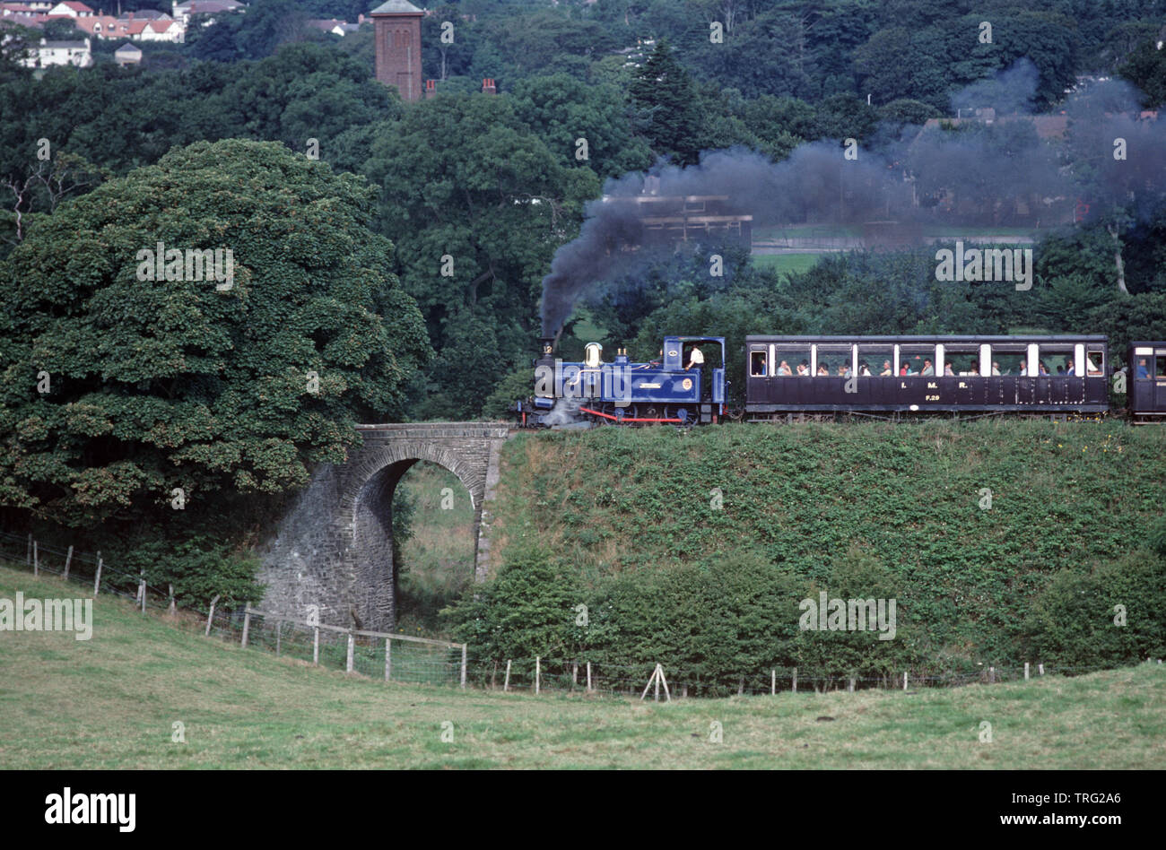 Isle of Man steam locomotive from the Isle of Man Railway in the Manx ...