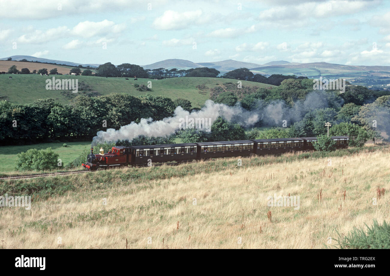 Isle of Man steam locomotive from the Isle of Man Railway in the Manx ...