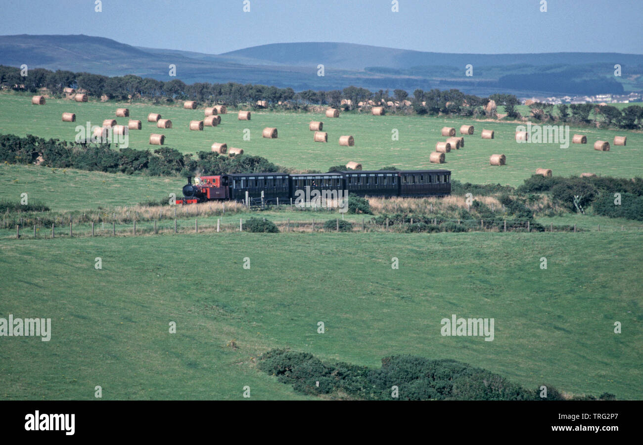 Isle of Man steam locomotive from the Isle of Man Railway in the Manx ...