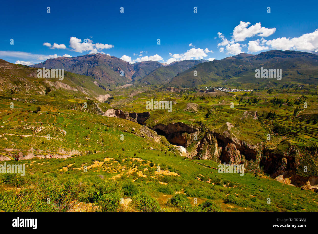 Inca terraces colca valley peru hi-res stock photography and images - Alamy