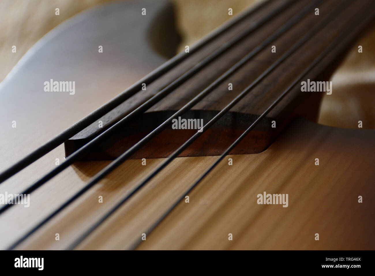 Bass Guitar Natural Color made by a professional bass player, Fretless ...