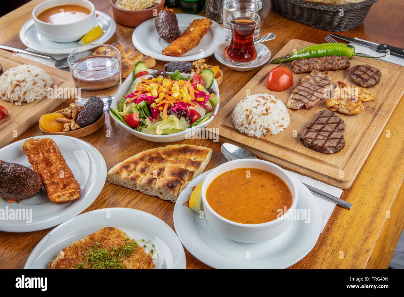 Turkish cuisine; It's also Ramadan 'Iftar'.The meal eaten by Muslims ...
