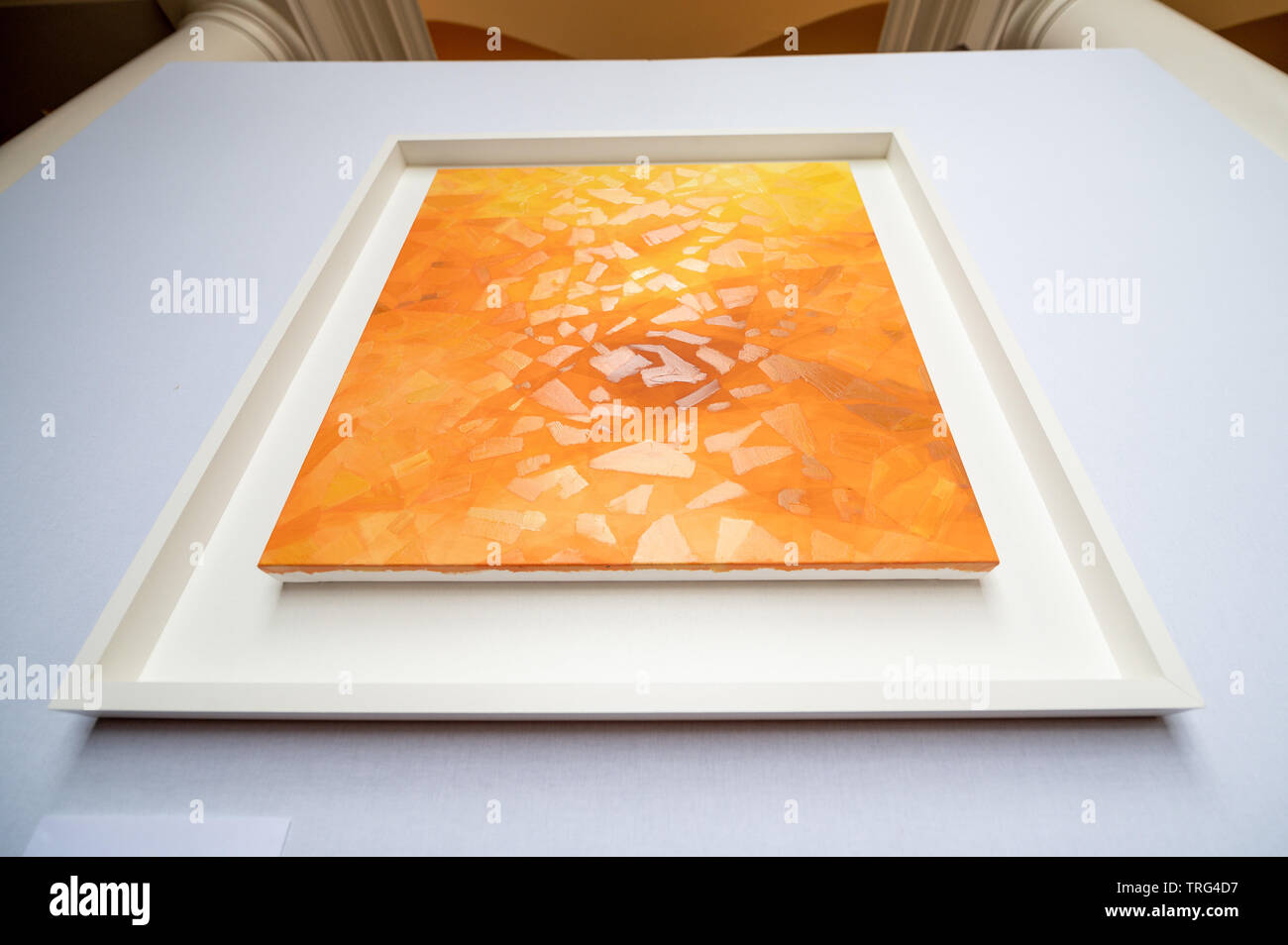 Oxford, UK. 5th June, 2019. The world's first robotic artist is ...