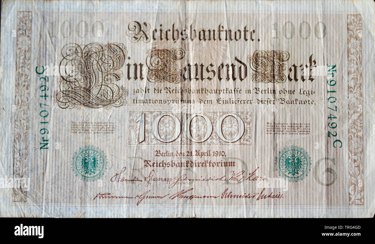 Germany inflation 1920s hi-res stock photography and images - Alamy