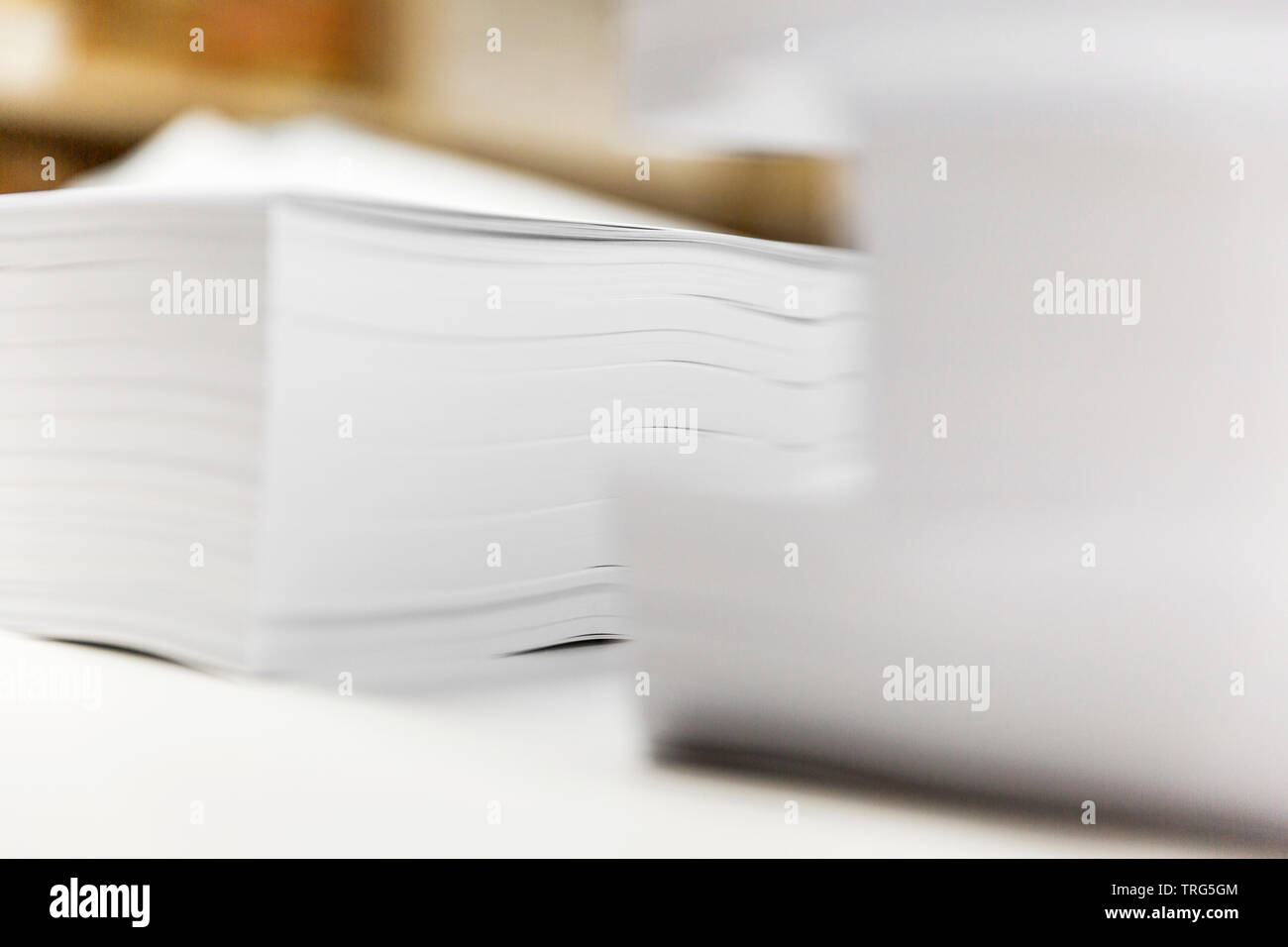Desk papers stacks hi-res stock photography and images - Alamy