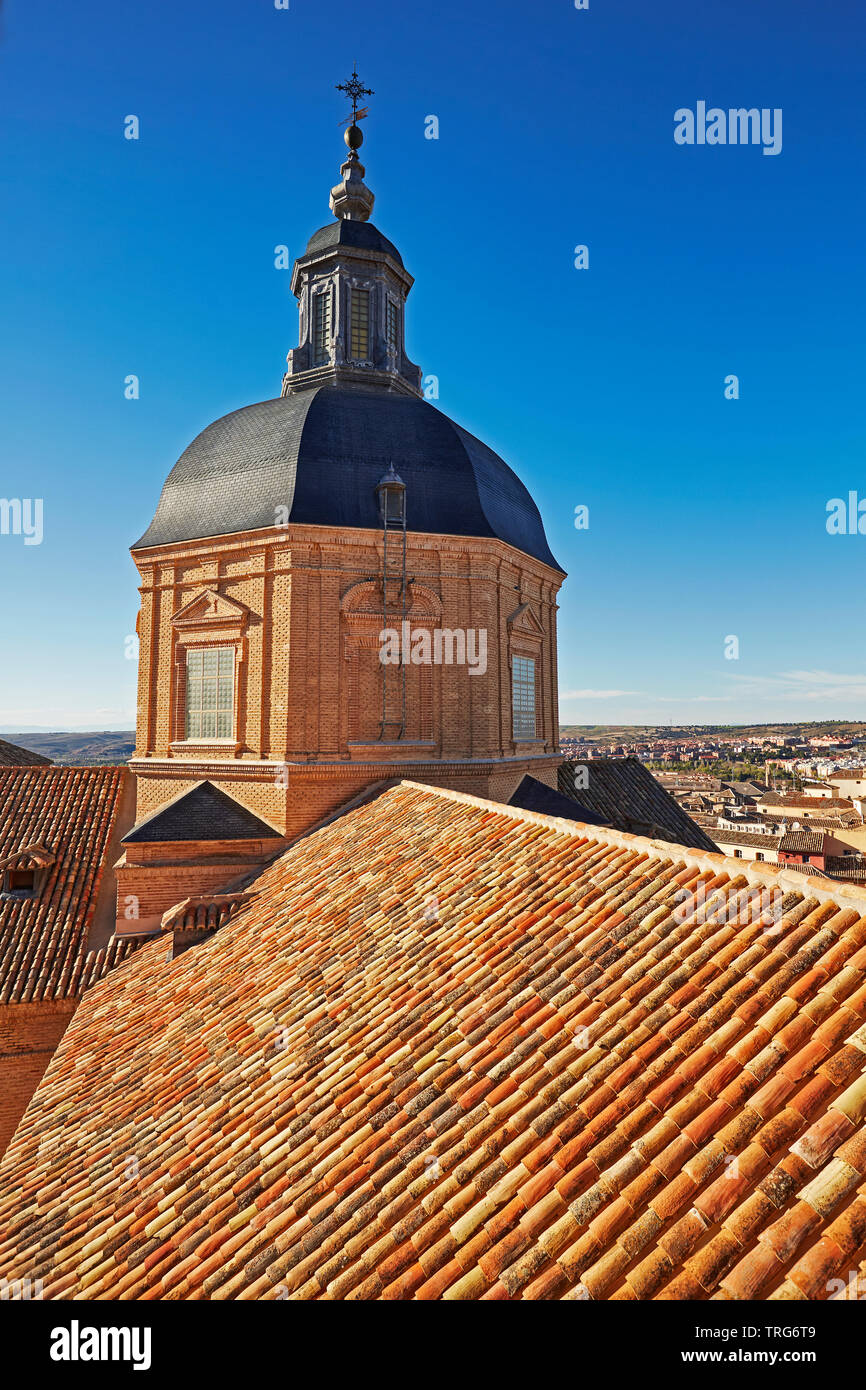 Elevated view of the skyline of Toledo from the tower of the Jesuit ...