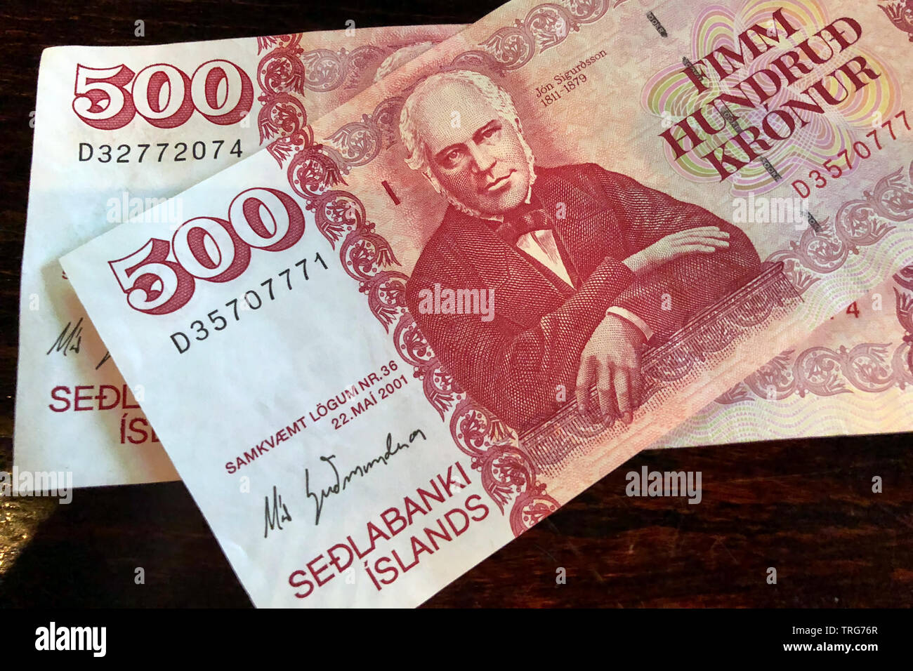 Iceland krona cash sign hi-res stock photography and images - Alamy
