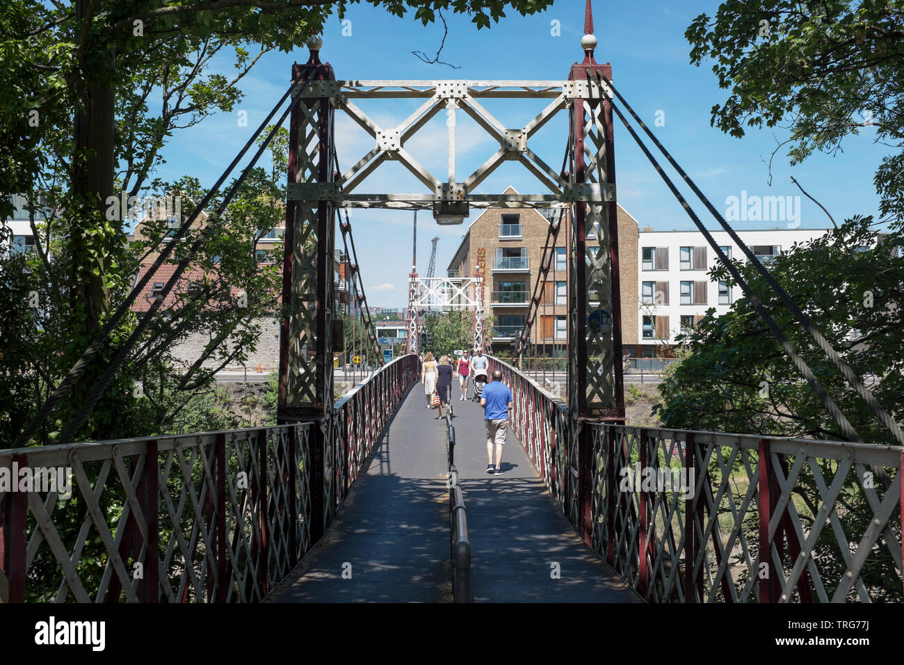 Gaol Ferry Bridge Bristol England Stock Photo - Alamy