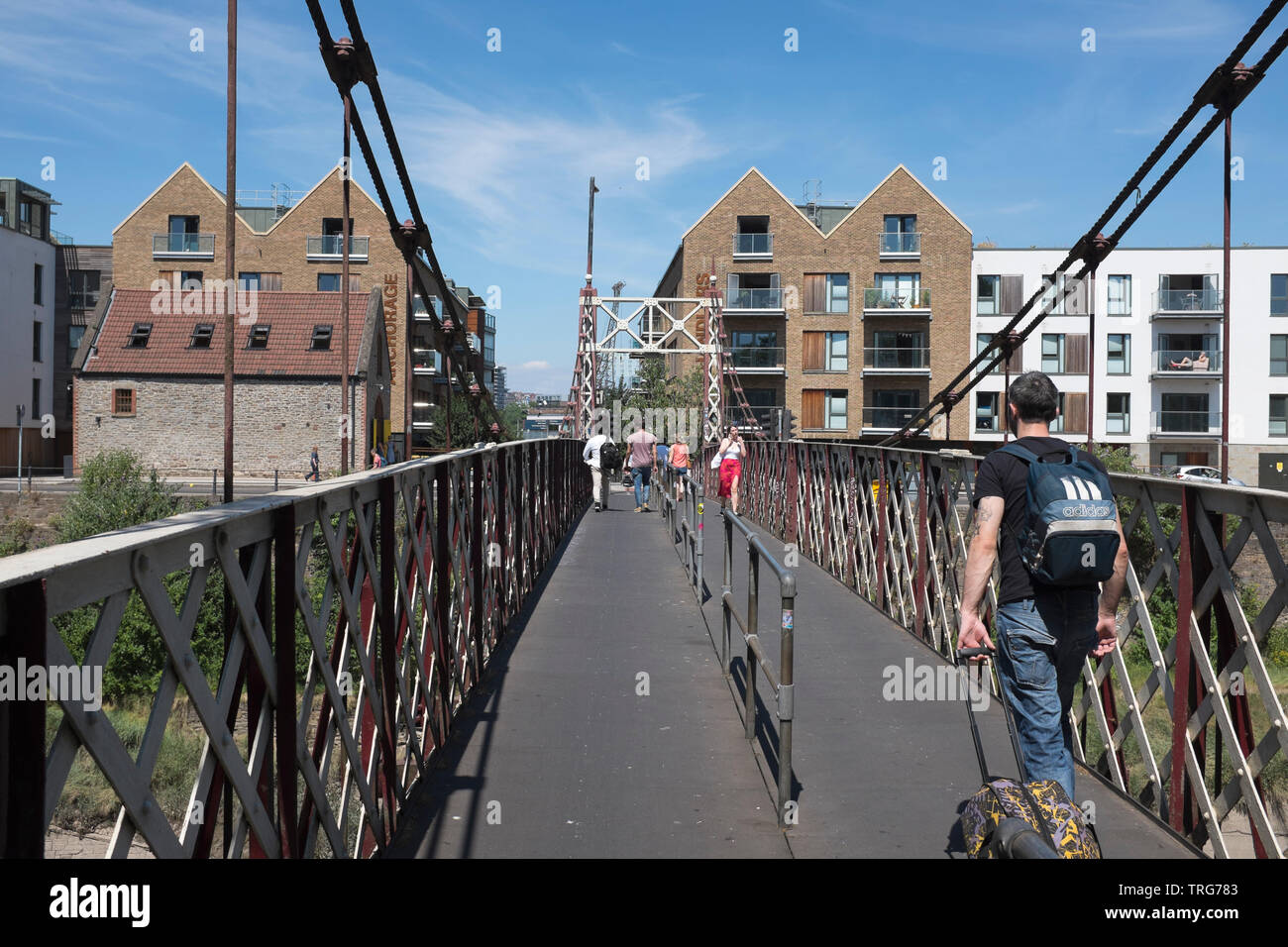 Gaol Ferry Bridge Bristol England Stock Photo - Alamy
