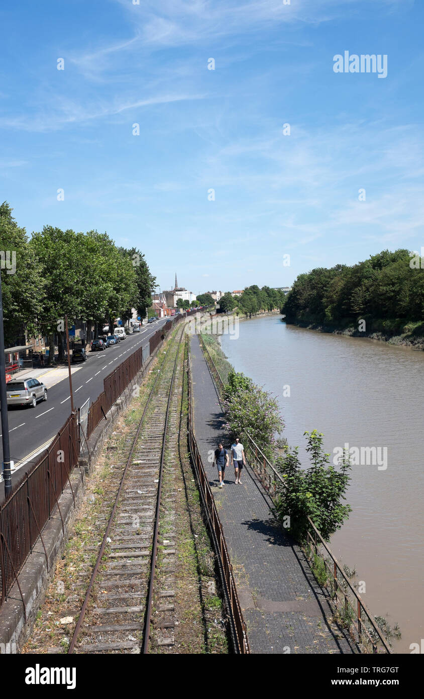 Chocolate Path Bristol England Stock Photo - Alamy