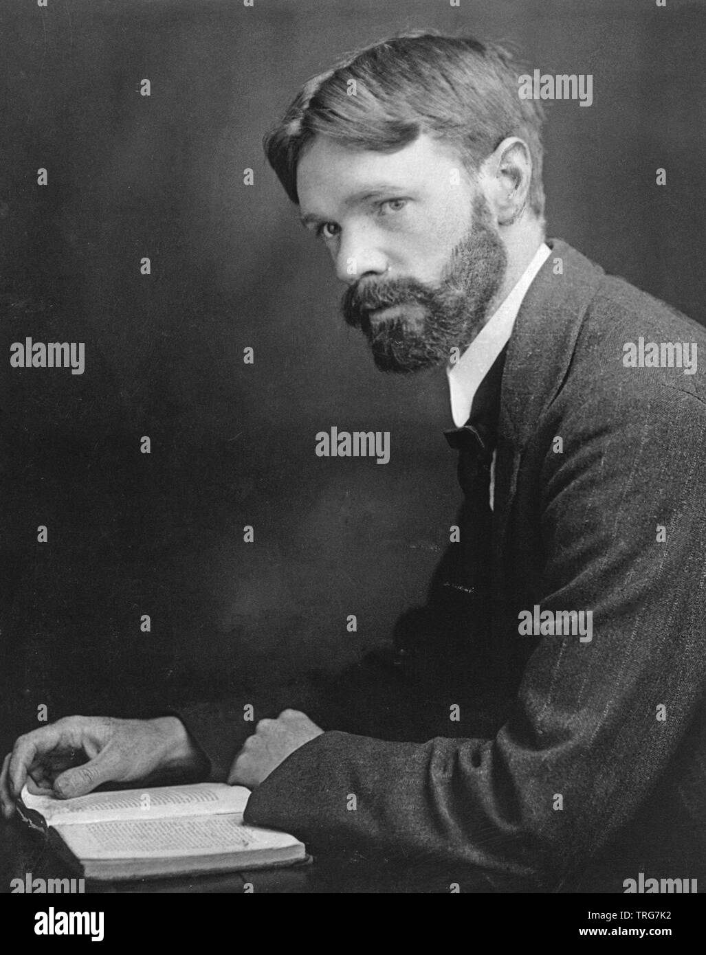 D.H.LAWRENCE (1885-1930) English writer and poet Stock Photo - Alamy