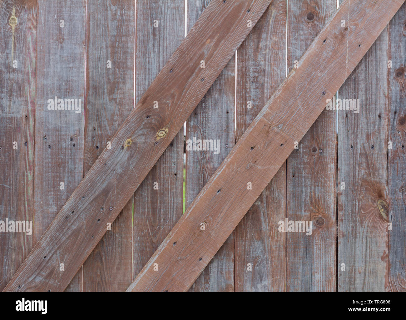 wooden background,old wooden rustic fence with cracks and scratches ...