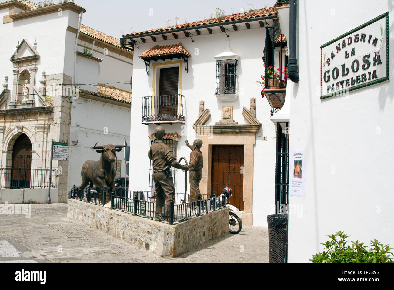 Old Spanish Village Stock Photo - Alamy