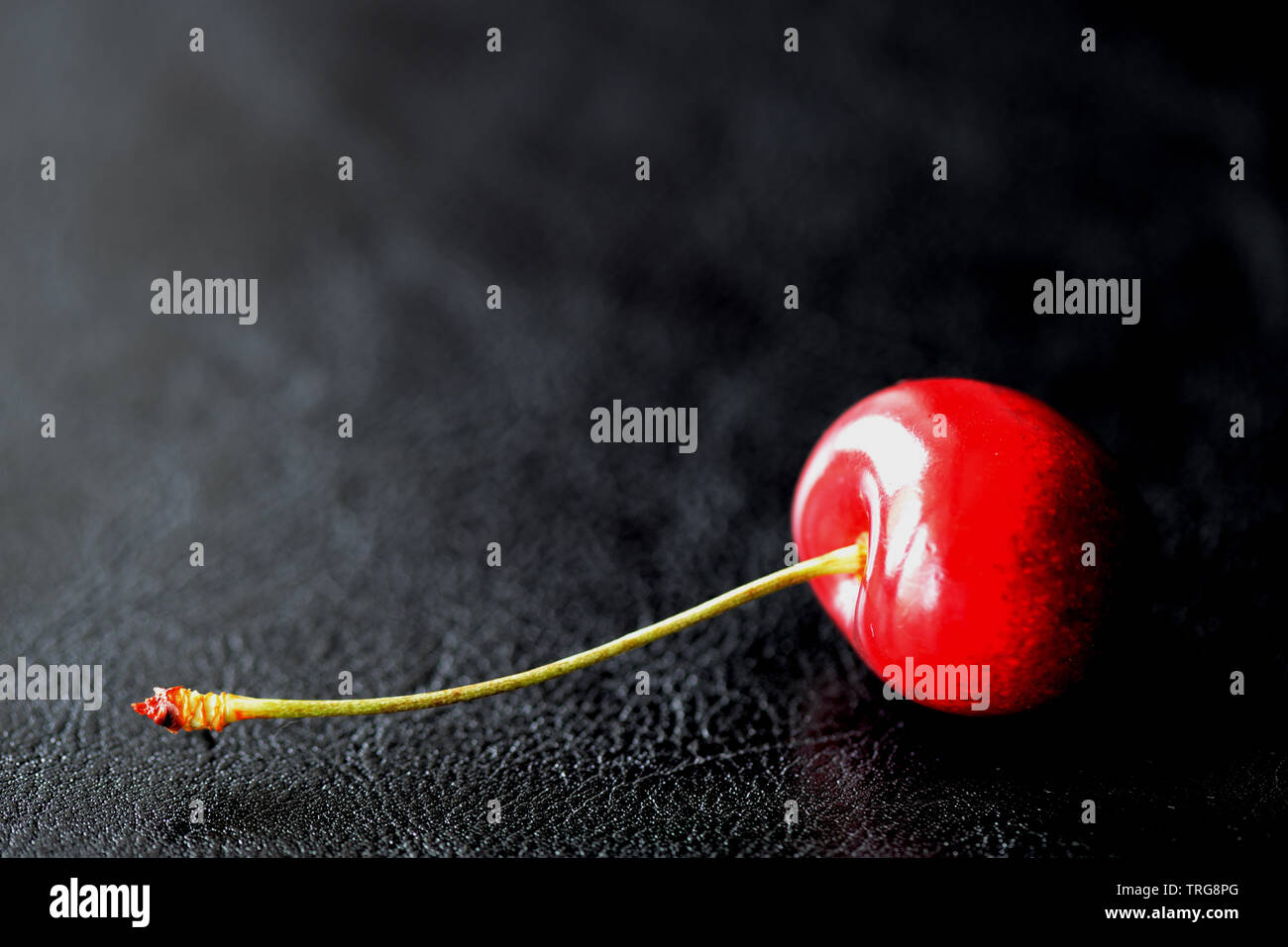 Wet dark red cherry berry hi-res stock photography and images - Alamy