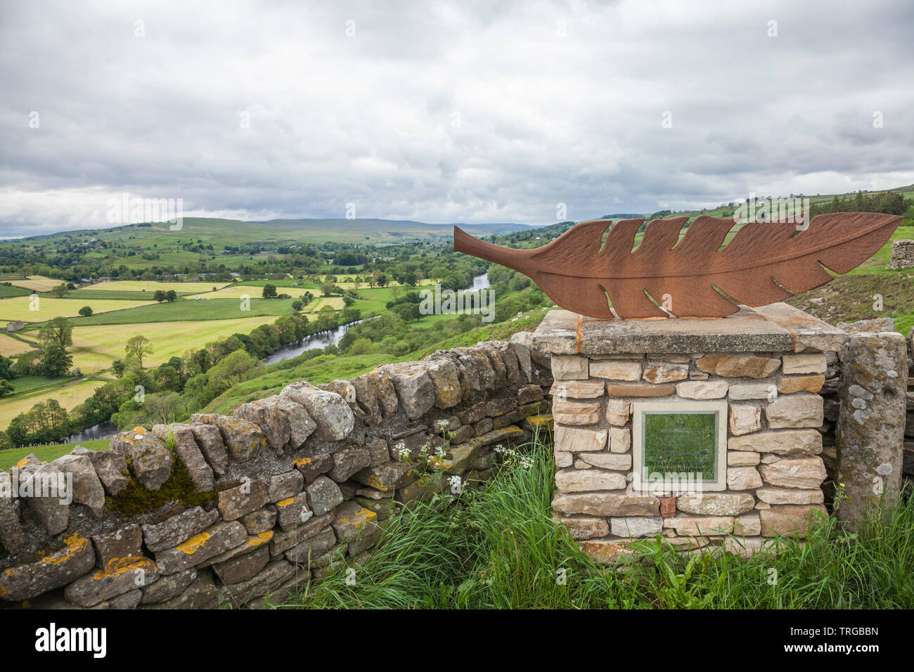 The Air sculpture at the outskirts of Middleton in Teesdale,England,UK ...