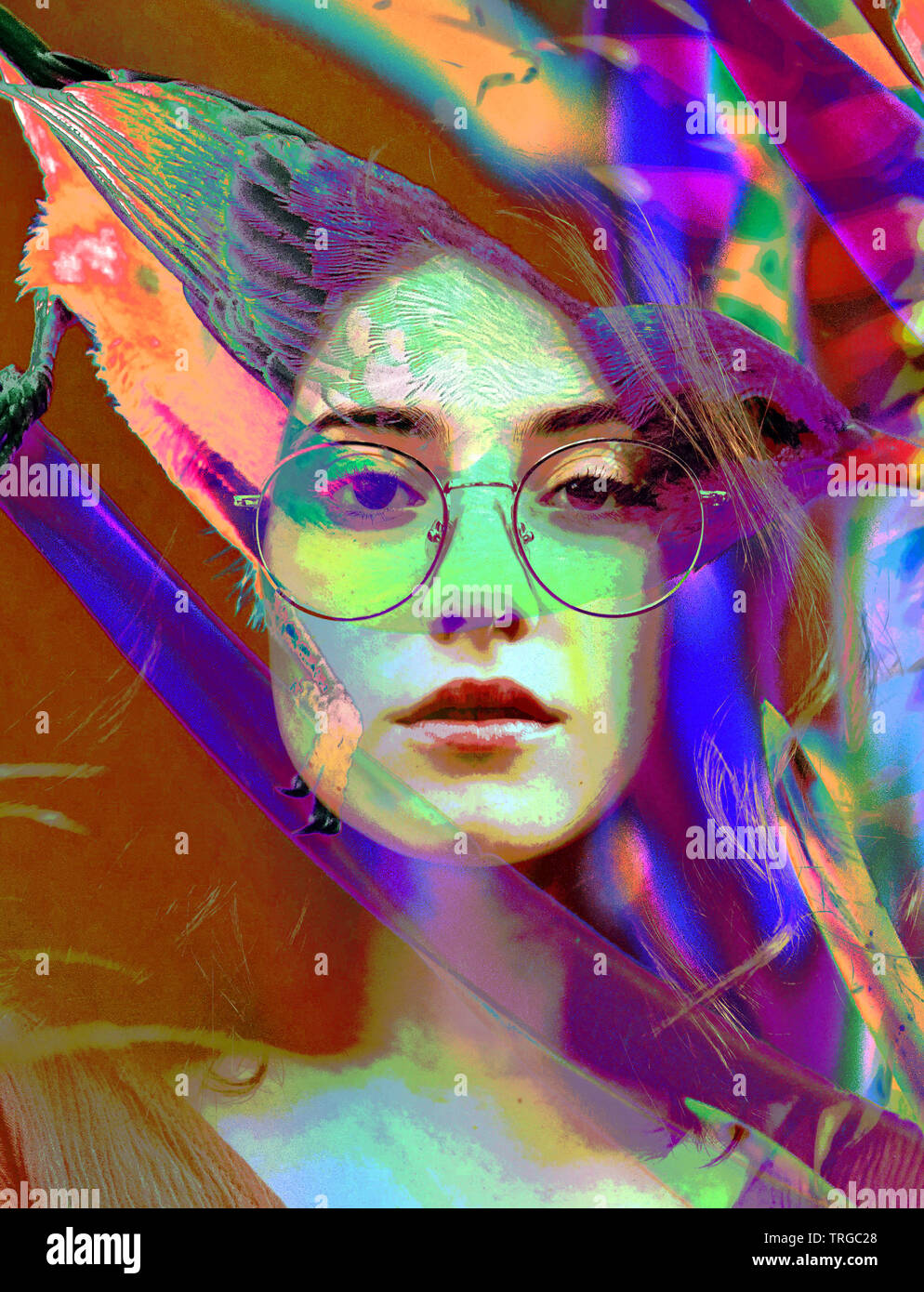 Women bird hi-res stock photography and images - Alamy