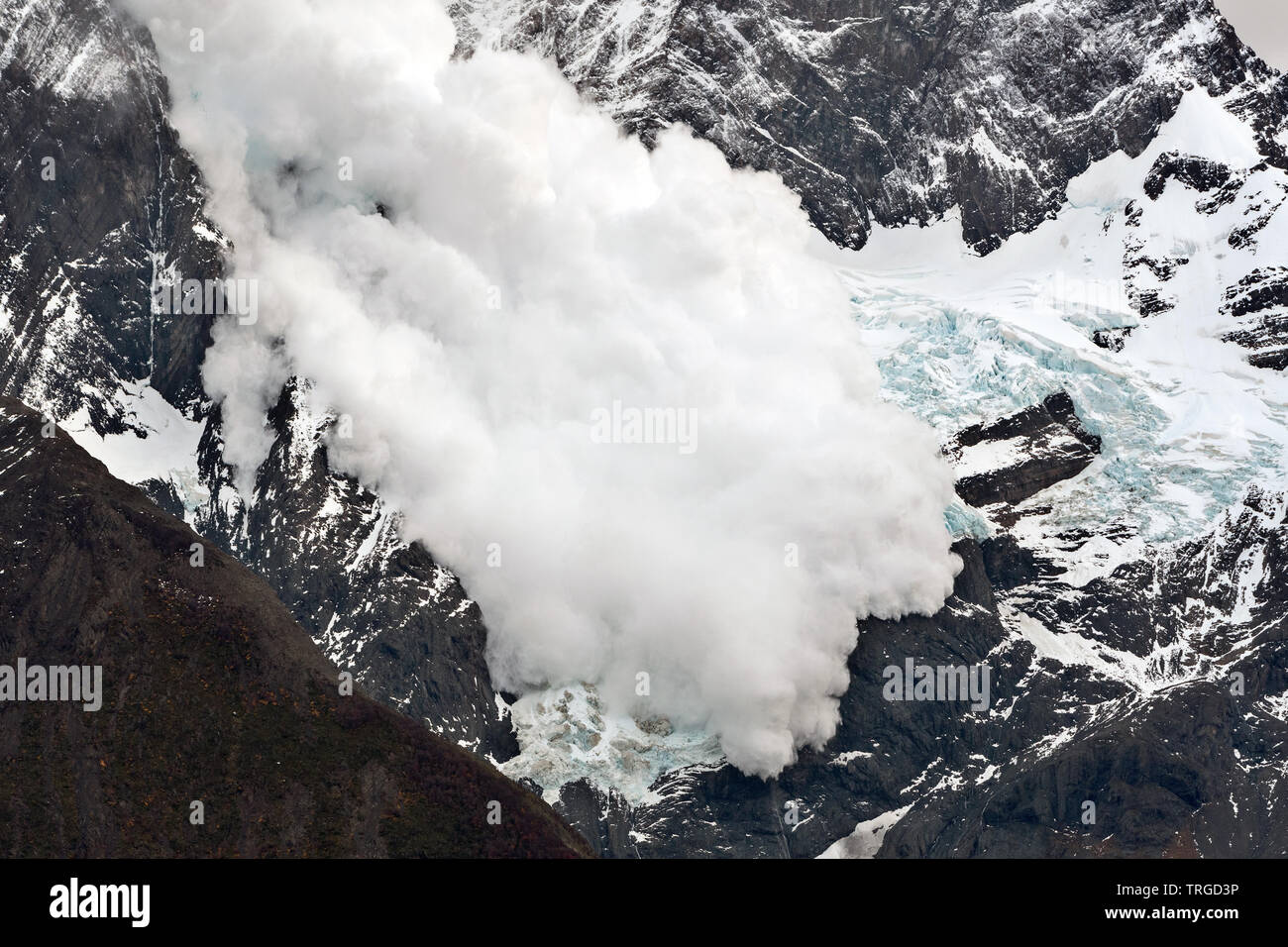 Andes mountain avalanche hi-res stock photography and images - Alamy