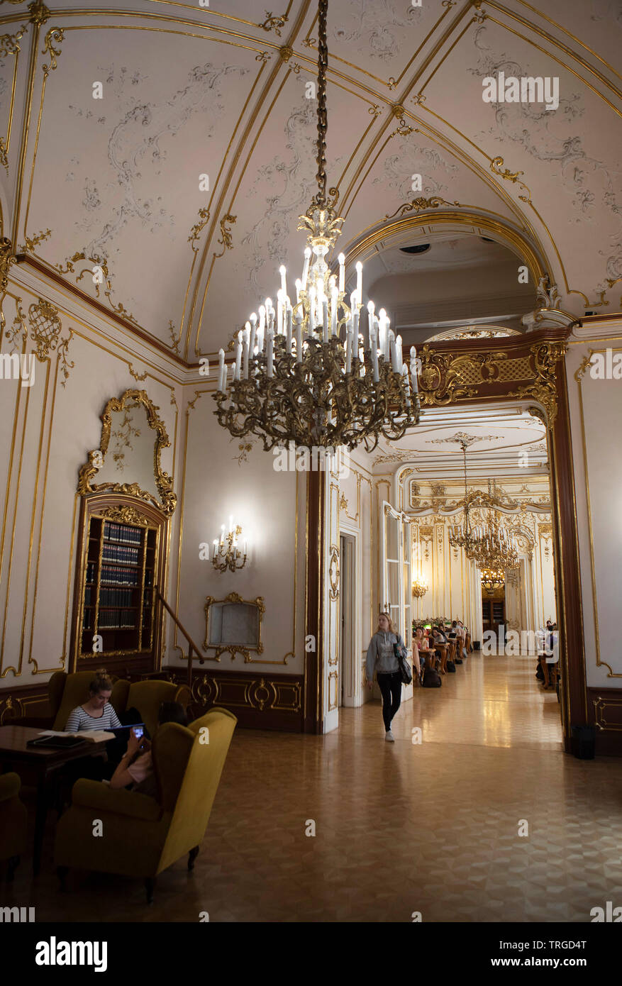 Metropolitan Ervin Szabó Library,Budapest Stock Photo - Alamy