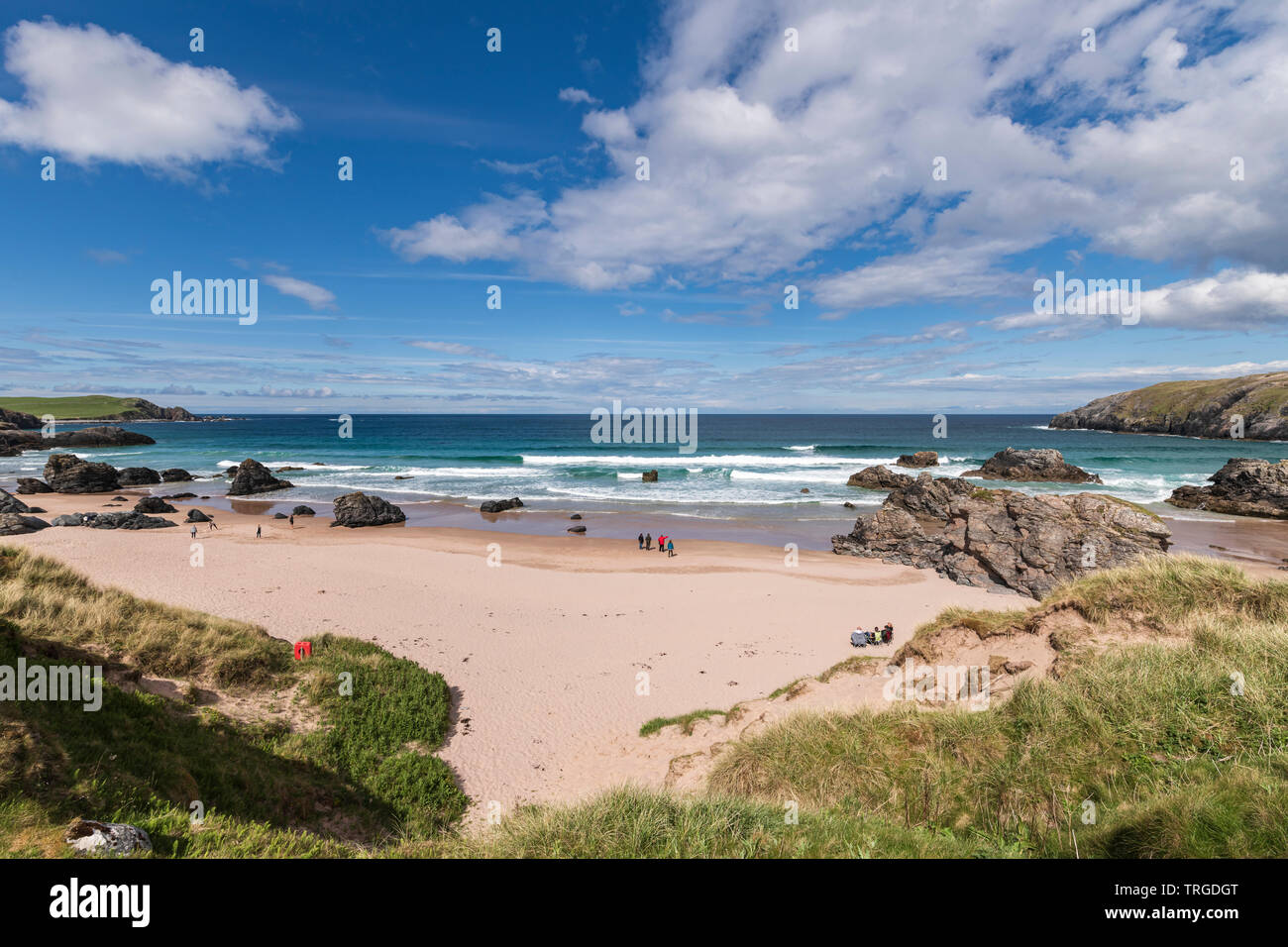 Sango bay near Durness in Southerland, on the north coast of Scotland ...