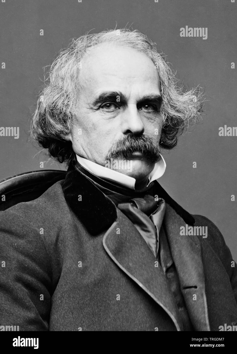 NATHANIEL HAWTHORNE (18045-1864) American novelist Stock Photo - Alamy