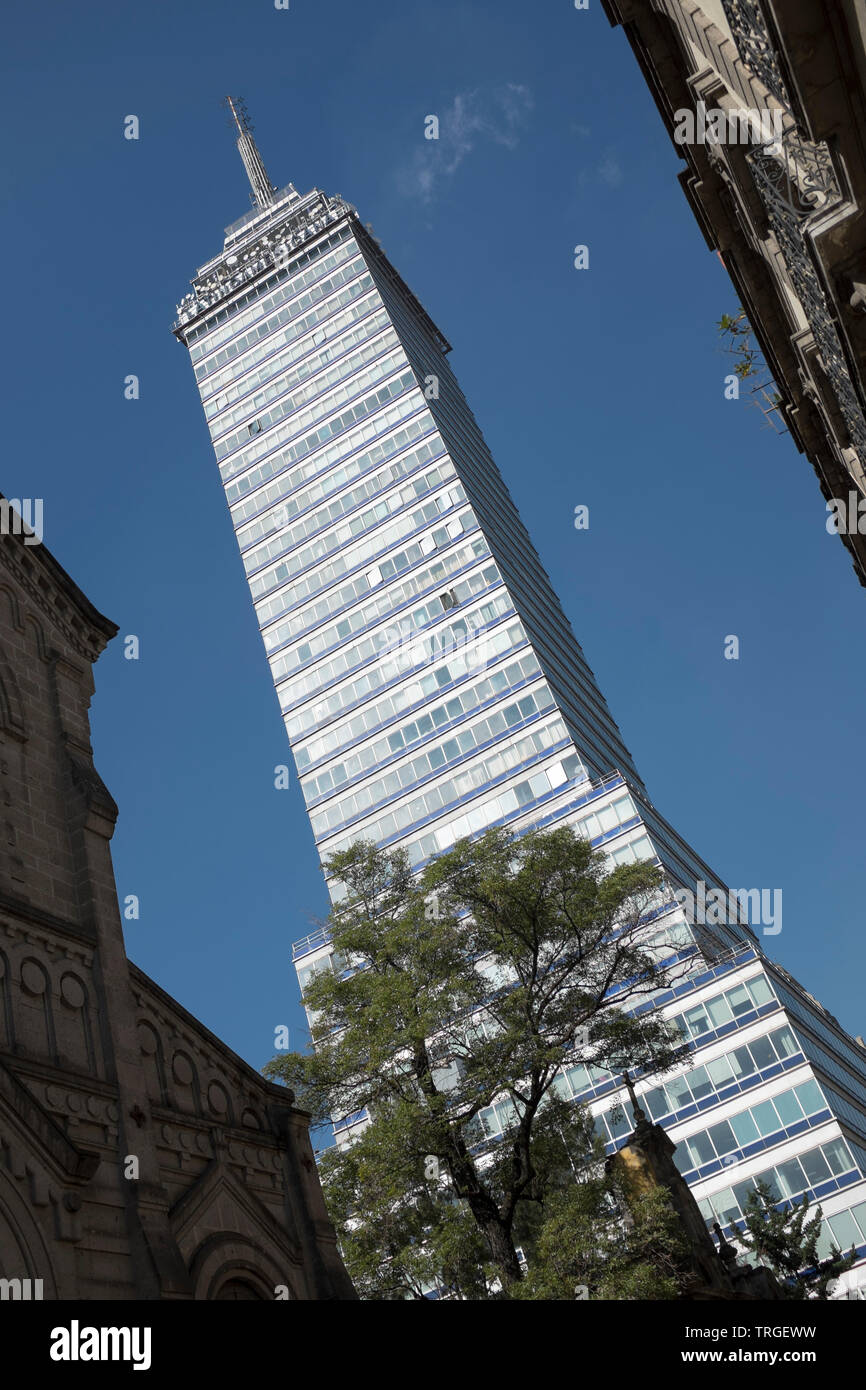 Latinoamericana Tower Mexico City Stock Photo - Alamy