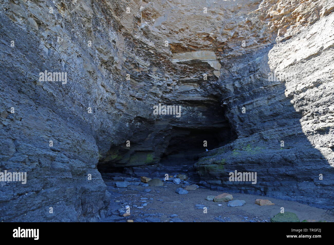 Cave at boggle hole hi-res stock photography and images - Alamy