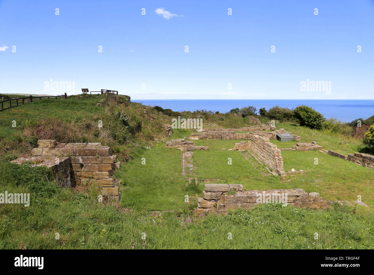 Peak Alum Works, Ravenscar, Borough of Scarborough, North Yorkshire ...