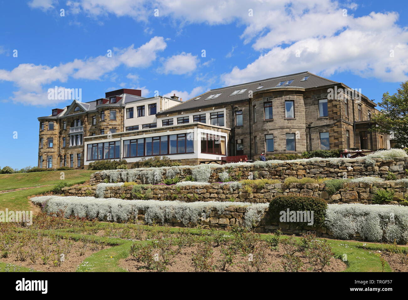 Restaurant and bay-view rooms, Raven Hall Hotel, Ravenscar, Borough of ...