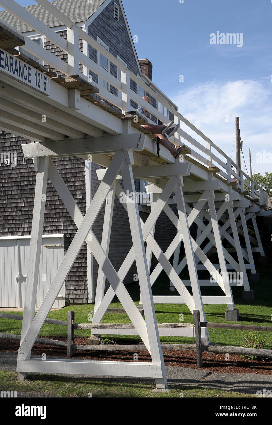 Pedestrian Bridge in Siasconset Historic District on Nantucket ...