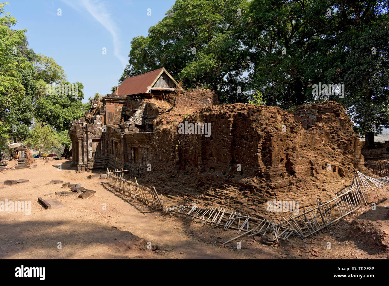 Ancient Ruins at Wat Phou, Champasak, Laos Stock Photo - Alamy