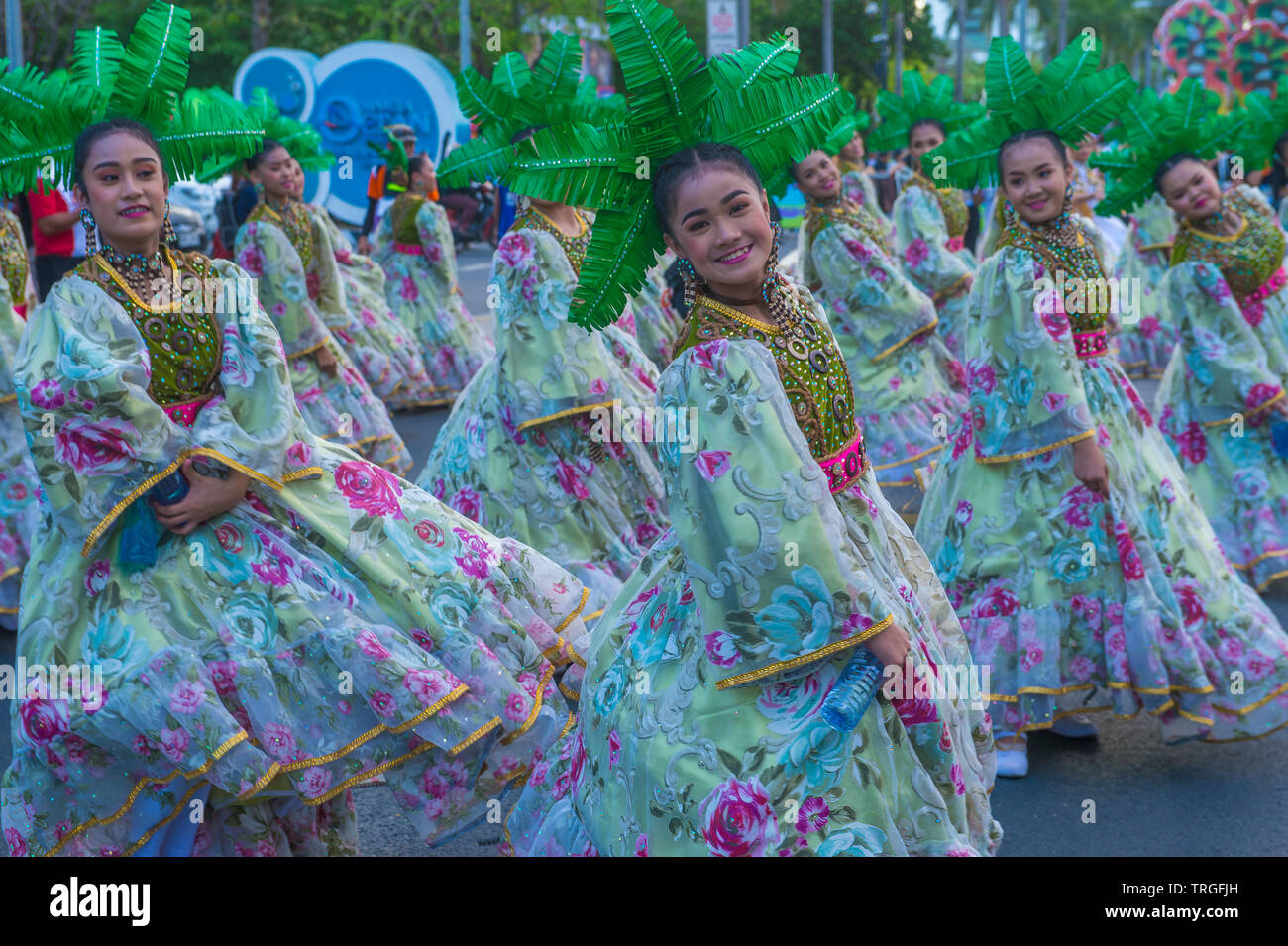 Participants in the Aliwan fiesta in Manila Philippines Stock Photo - Alamy