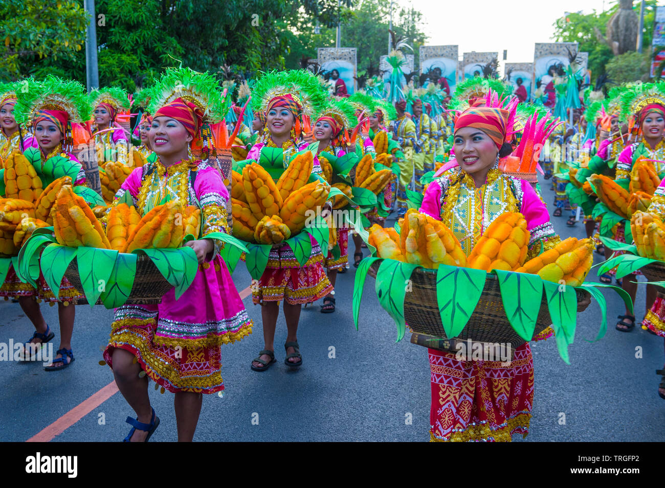 Participants in the Aliwan fiesta in Manila Philippines Stock Photo - Alamy