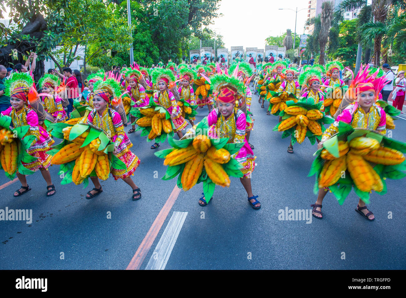Participants in the Aliwan fiesta in Manila Philippines Stock Photo - Alamy