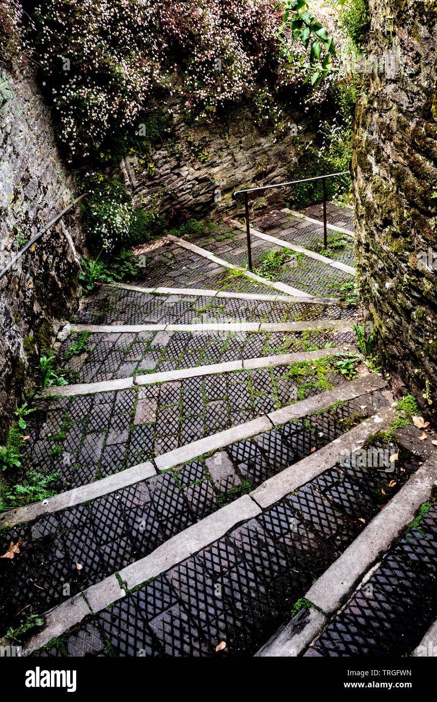 Chapel Land Steps, Dartmouth, England Stock Photo - Alamy
