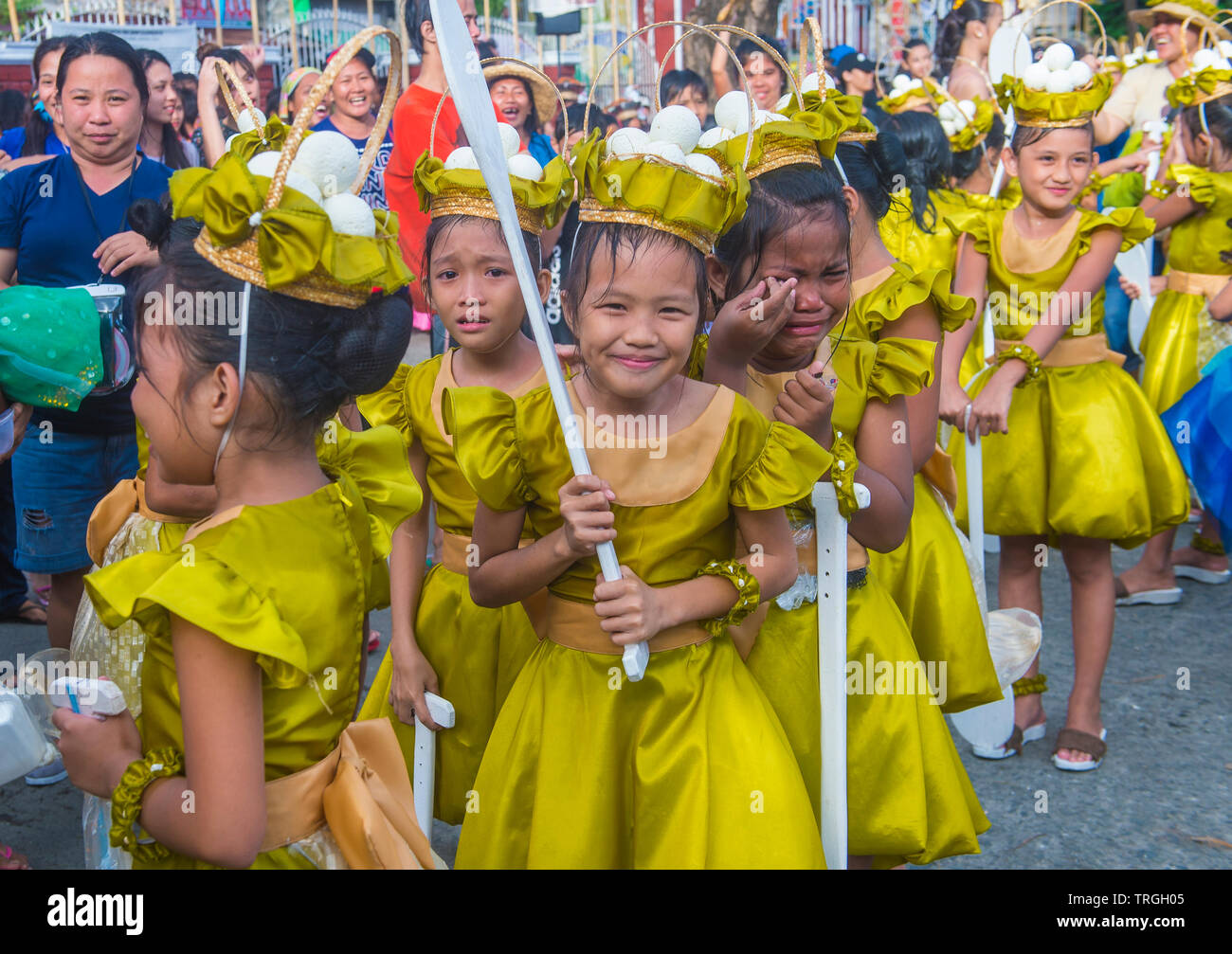 Participants in the Higantes festival in Angono Philippines Stock Photo ...