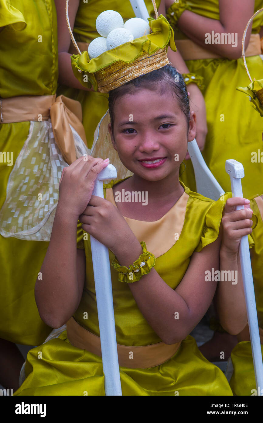 Participant in the Higantes festival in Angono Philippines Stock Photo ...