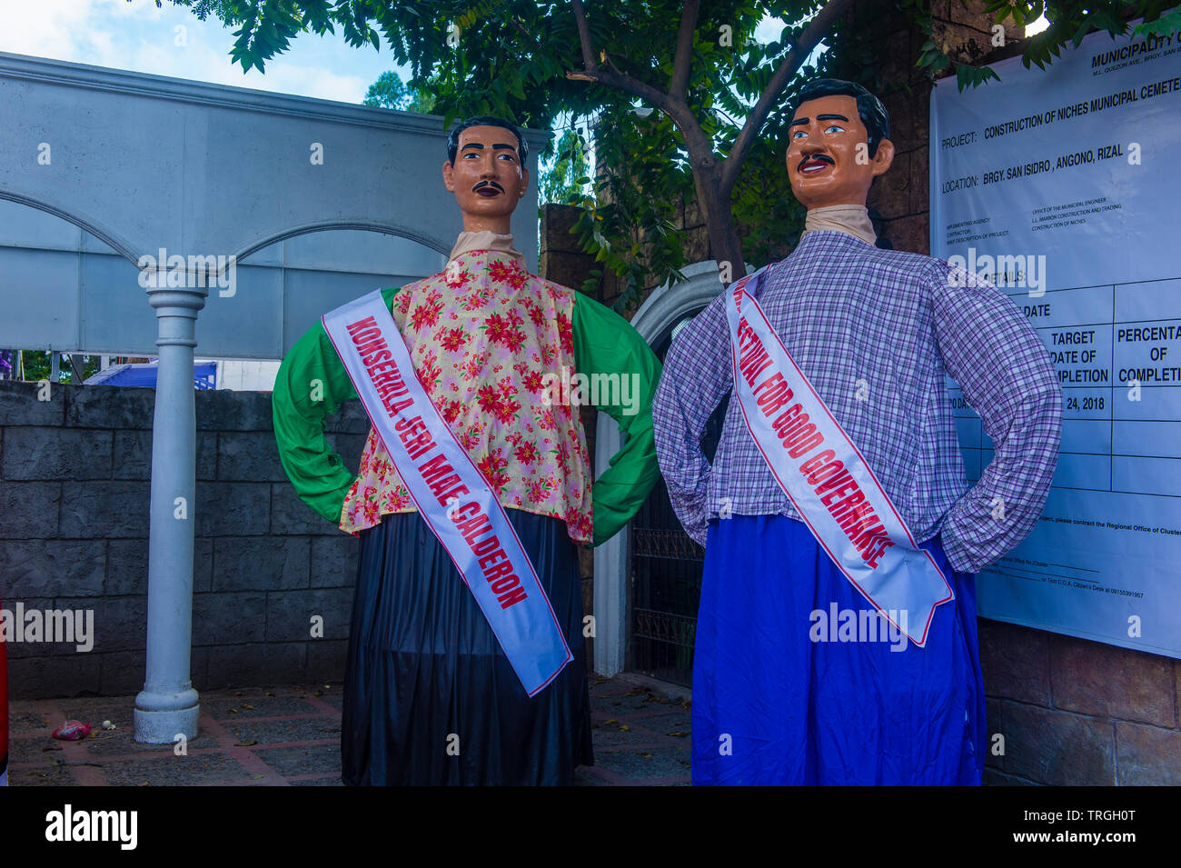 Higantes in the Higantes festival in Angono Philippines Stock Photo - Alamy