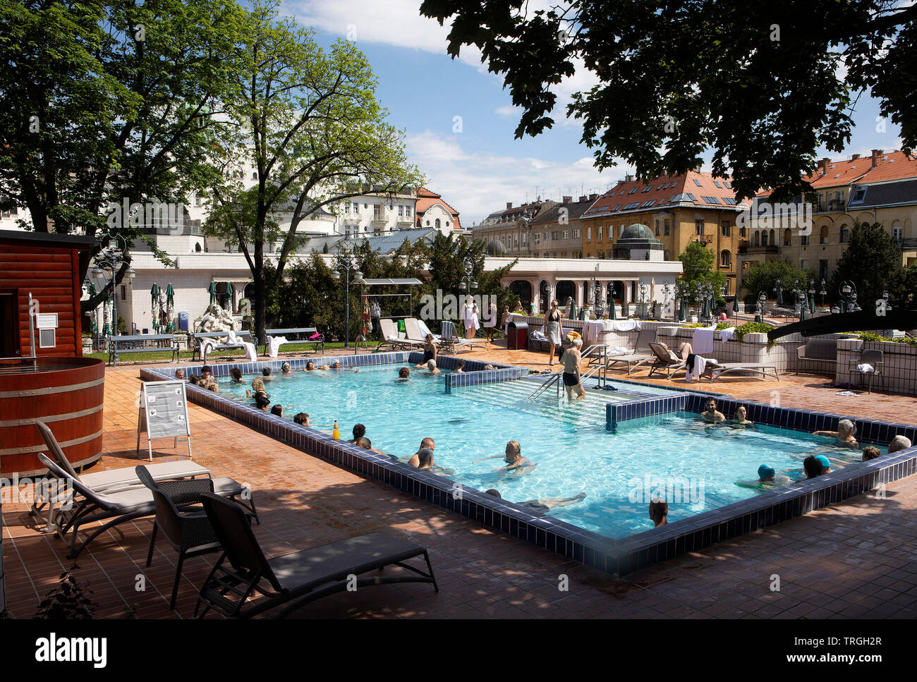 Budapest,Hungary: Gellert thermal spa Stock Photo - Alamy