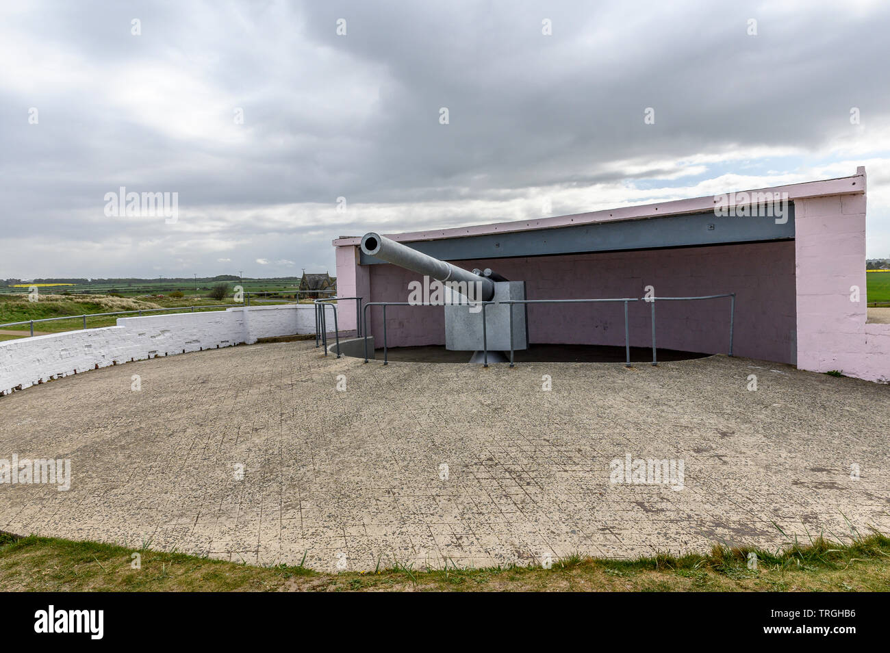 Blyth gun Turret, Blyth, Northumberland, UK Stock Photo - Alamy