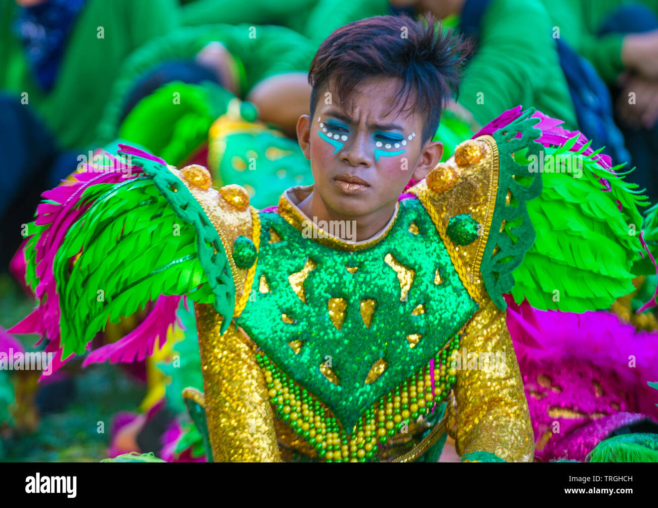 Participant in the Aliwan fiesta in Manila Philippines Stock Photo - Alamy